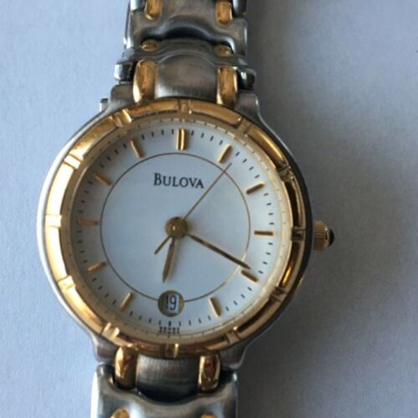 Bulova Quartz T8 Wrist Watch w/ Base Metal Bezel, Battery Operated ...