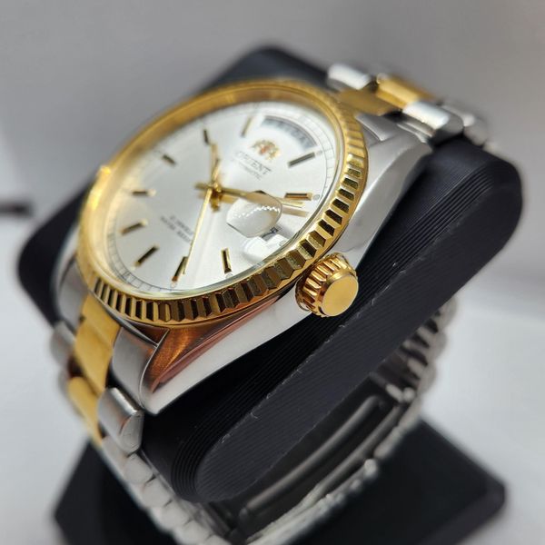 [WTS] Orient President 1st gen two tone with white dial 420 ...