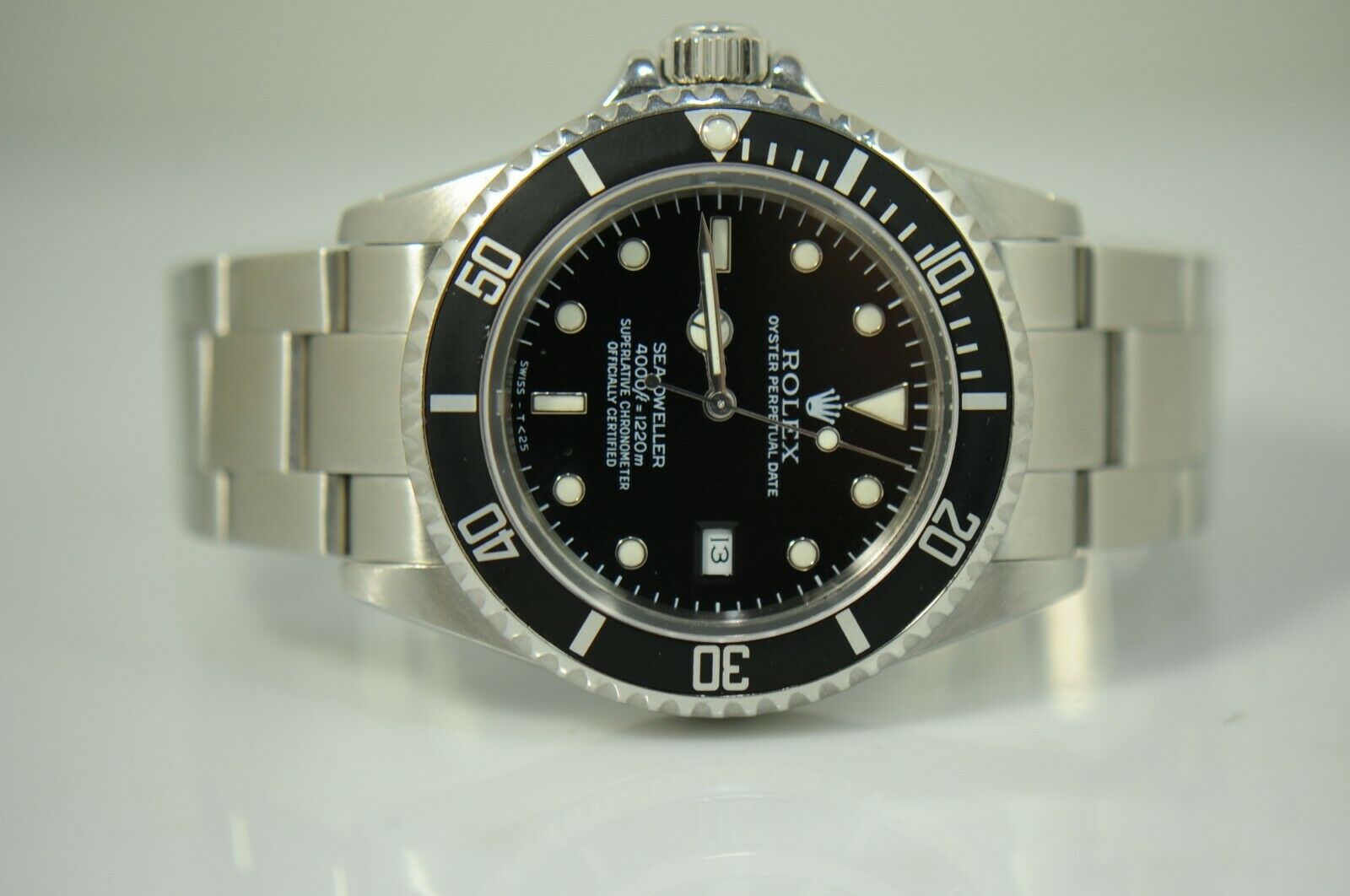 ROLEX 16600 SEA-DWELLER LEFT-HANDED 40MM STAINLESS STEEL 4000FT DIVERS ...