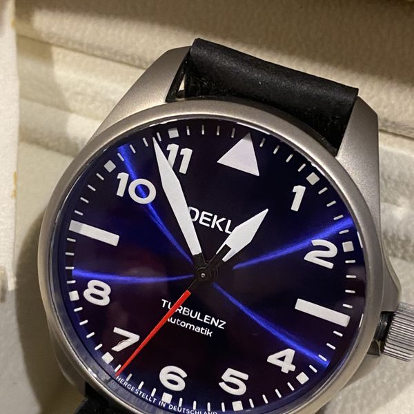 [$690 USD] DEKLA TURBULENZ V4 BLUE SUNRAY DIAL RS | WatchCharts Marketplace