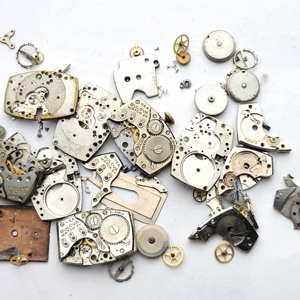 Large group Of Bulova 7AP and 7AA lose movement parts | WatchCharts ...