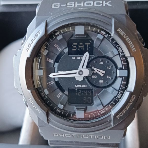 CASIO G-SHOCK GA-150-1A Black GA1501A GA-150 New Battery | WatchCharts ...
