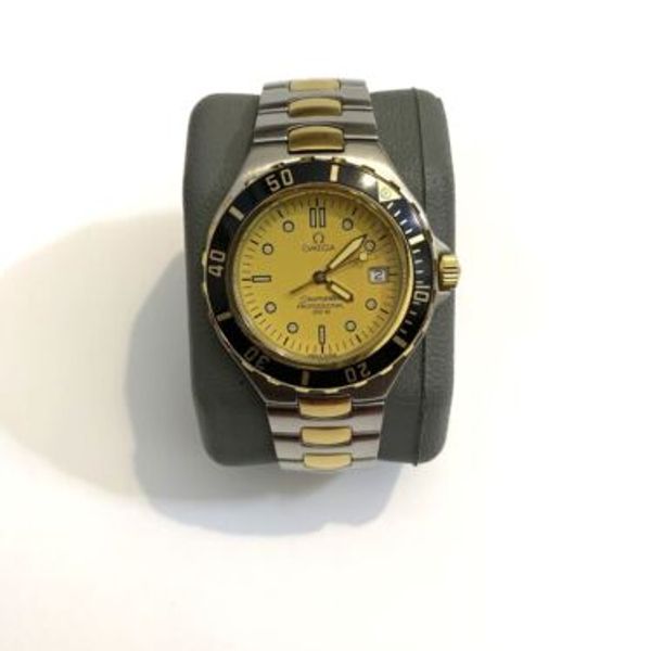 Vintage Omega Seamaster Pre Bond Two Tone Stainless Steel Men’s Quartz ...