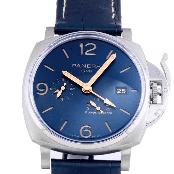 Panerai PANERAI Luminor Due GMT Power Reserve PAM00964 Blue Dial Used ...