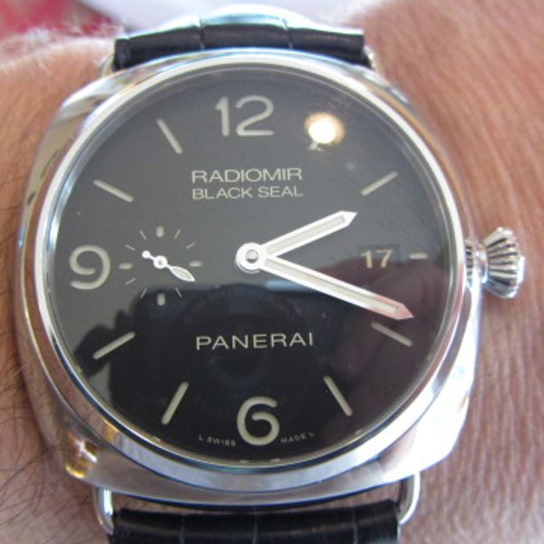 WITHDRAWN: UNWORN PANERAI PAM 388 BLACK AUTO IN-HOUSE 3 DAY POWER ...