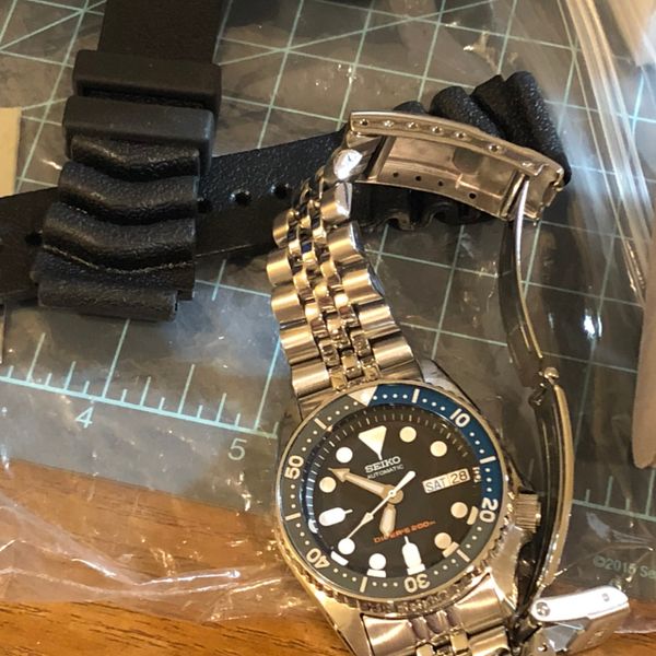 FS: Seiko SKX013 with modded bezel insert & jubilee + rubber ...