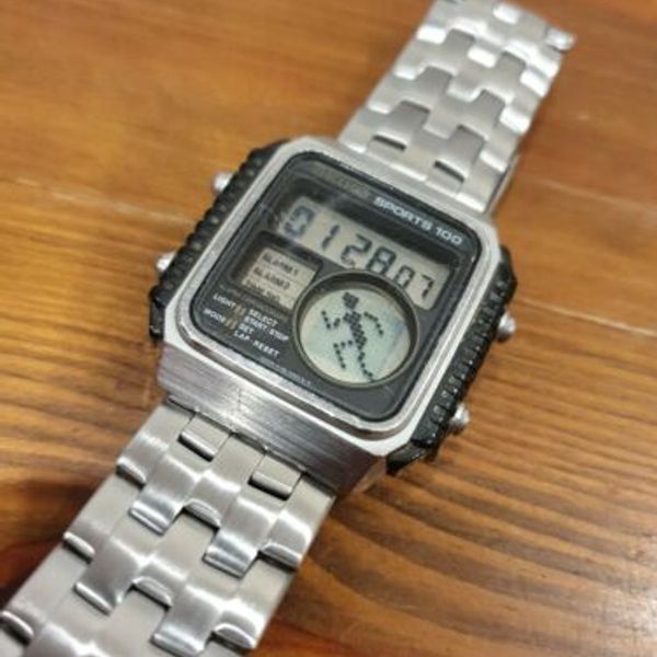 Seiko D138-5040 Running Man Sports 100 'Porthole' display- fully ...