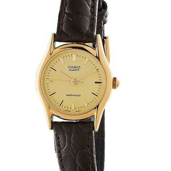 Casio LTP-1094Q-9A Quartz Analog Womens Watch Leather Band Original LTP ...