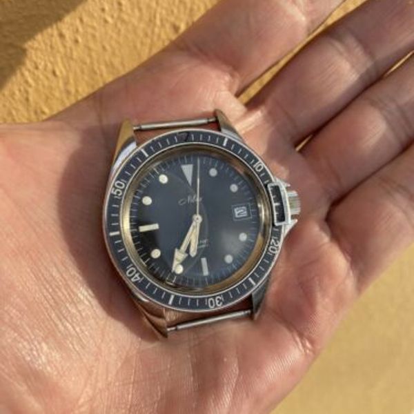 Vintage Nilax Yema Superman diver rare diving watch quartz | WatchCharts