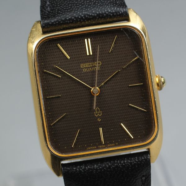 Vintage 1979 [Exc+4] Seiko Chariot 7830-5000 Brown Dial Quartz Mens Watch JAPAN | WatchCharts ...