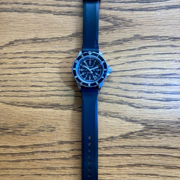 Marathon GSAR Military Dive Watch Sterile, Black Rubber Strap, GMT ...