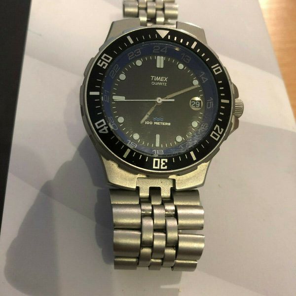 TIMEX LA CELL DIVER QUARTZ WATCH WR 100 m All Stainless Steel | WatchCharts