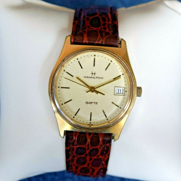 Vintage Swiss Made Hamilton Cal 740 ESA 963.121 6 Jewel Quartz Men’s ...