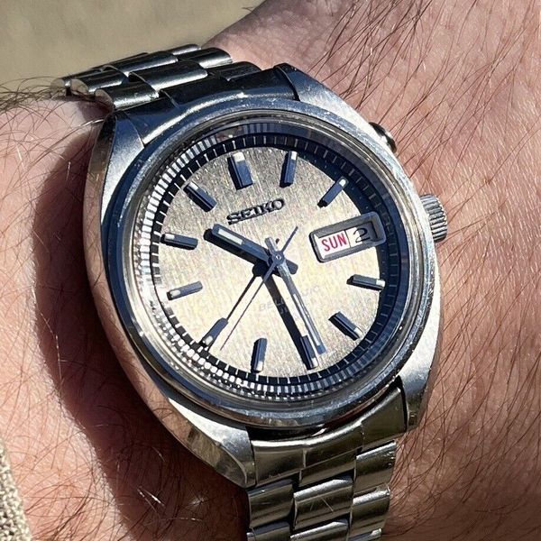 Vintage 1969 Seiko Bell-Matic Automatic Watch Day/Date/Alarm Gray Dial ...