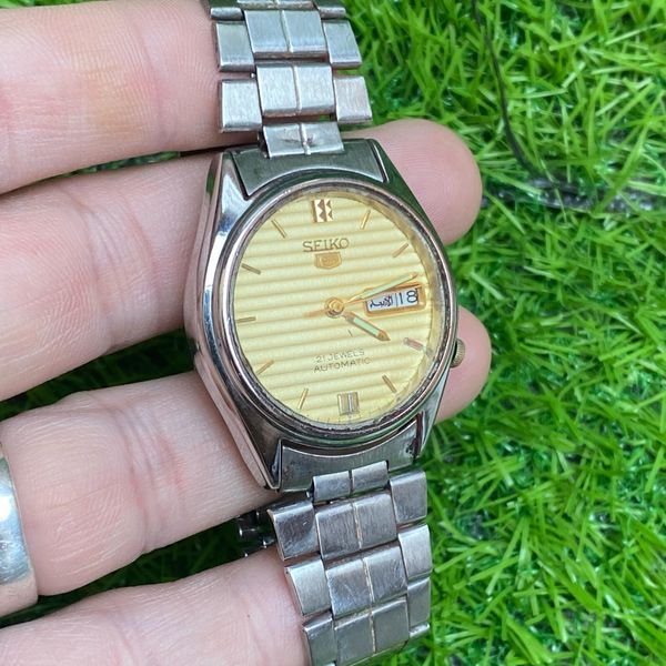 Seiko 5 Japan 7009 Automatic Movement 17 Jewels Men's Wristwatch ...