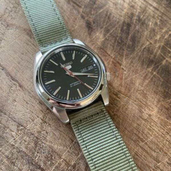 Seiko 5 Sports Men's Black Watch - SNKL45K1 | WatchCharts Marketplace