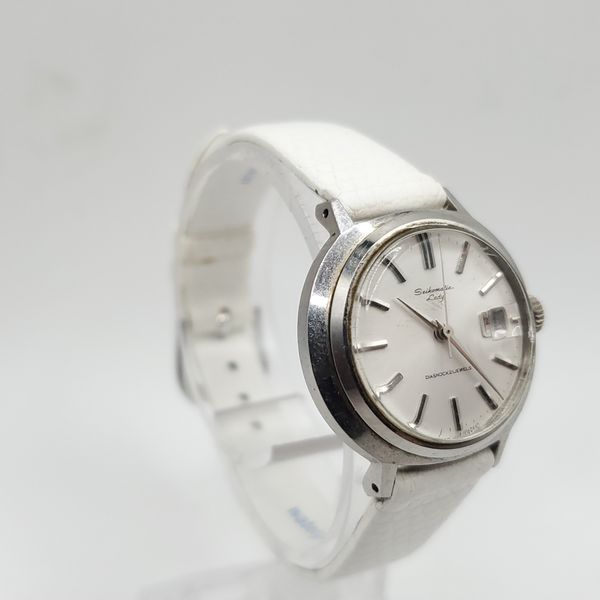 Vintage Seiko Matic Lady Calendar Diashock 21 Jewel Watch 2505-0021 ...