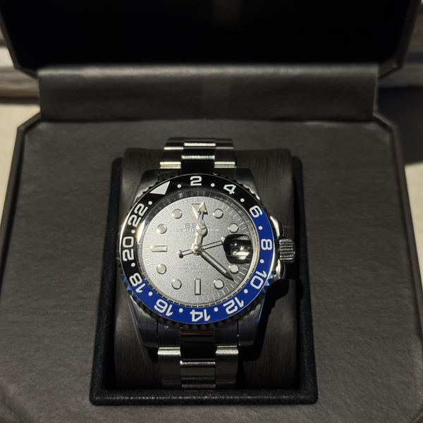 Seiko Batman GMT Master 2 Watch Mod | WatchCharts Marketplace