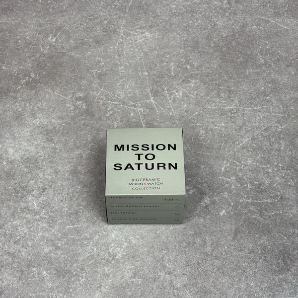 Swatch X Omega Bioceramic Moonswatch Mission To Saturn Watch ...