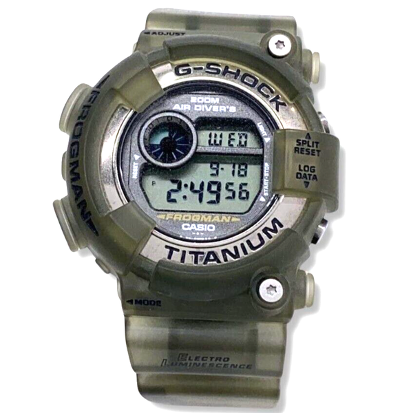 Casio G-Shock Frogman Men In Smoke Dw-8200Ms-8T Khaki Green Watch From ...