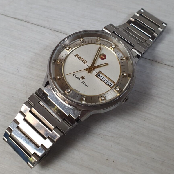 Vintage RADO Silver Star Automatic Wristwatch Watch 23 Jewels 5360-36T ...