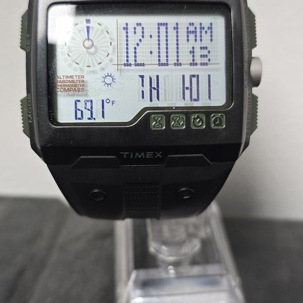 Timex Expedition Digital Compass Watch - Black, Multi-function M810 ...