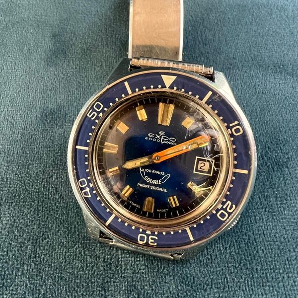 Vintage Diver Shark Master 1000 Mt Expo 2000 Junior Automatic Eta 2783 ...
