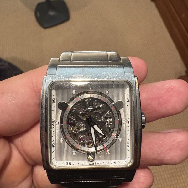 Men's BULOVA Skeleton Dial AUTOMATIC Stainless Steel Watch ...