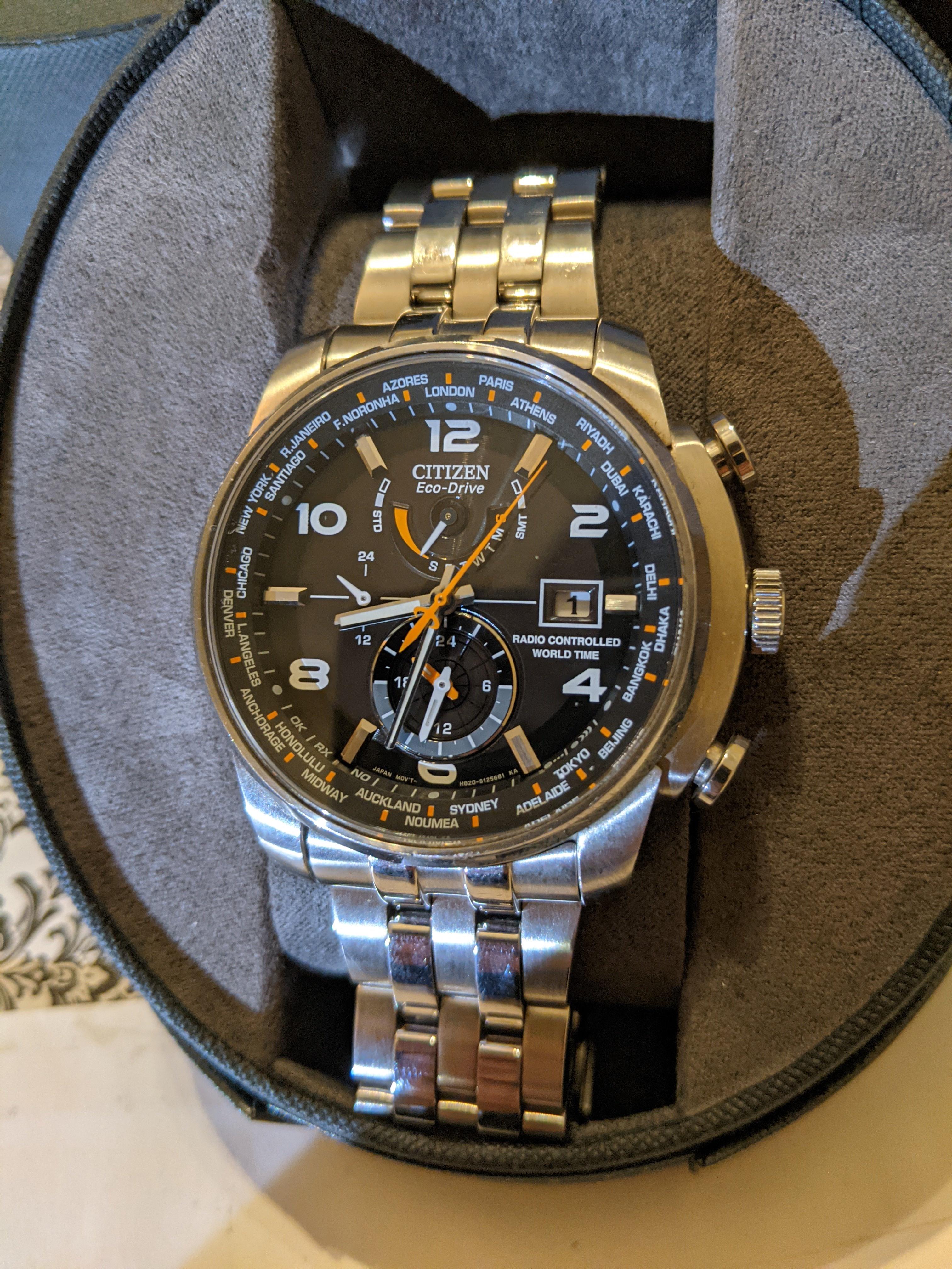 [WTS] Citizen World Time Eco-Drive AT9010-52e with box and papers ...