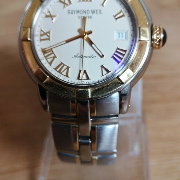 Raymond Weil Automatic Parsifal 2840 - Gold & Stainless Steel Watch ...
