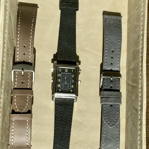 [WTS] Rotary Elite “Reverso” black/white dial with extra straps ...
