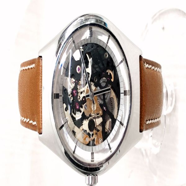 [Used] CITIZEN Skeleton / Leather belt / Watch / Analog / Leather ...