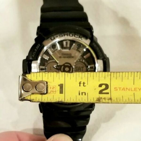 CASIO G-SHOCK Men's 5229 Black & Silver Military Sport XLarge Watch GA ...