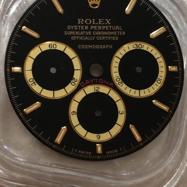 FS: Rolex daytona 16528 16523 black floating dial | WatchCharts