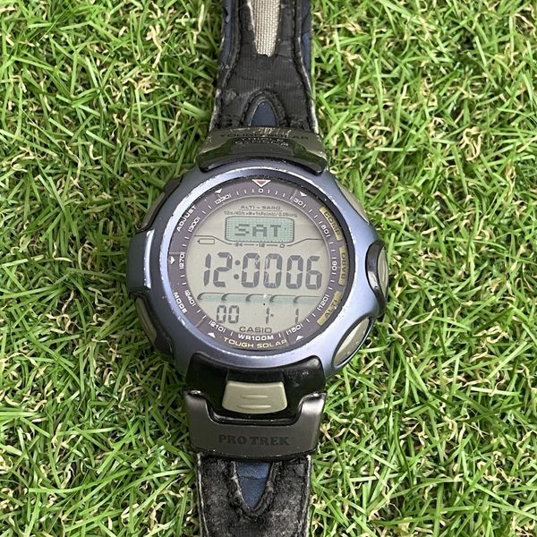 Casio Pro-trek PRG-50 Men's Watch Tough Solar Digital Used (A149 ...