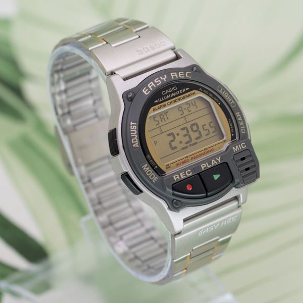 1999 NOS CASIO A-V3 EASY REC 30 SEC RECORDING ILLUMINATOR VINTAGE ALARM WATCH | WatchCharts ...