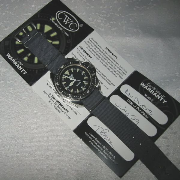 FS: RN CWC non-date quartz dive watch | WatchCharts Marketplace