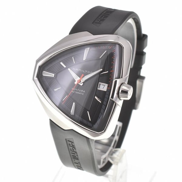 HAMILTON Ventura Elvis 80 H245550 black Dial Automatic Men's Watch L ...