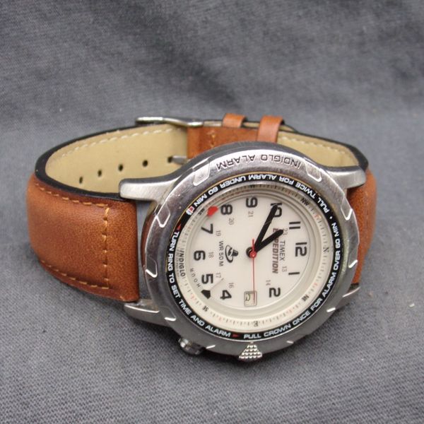 Men's TIMEX "Expedition" Watch w/ Backlight, Alarm & New Battery! H016 ...
