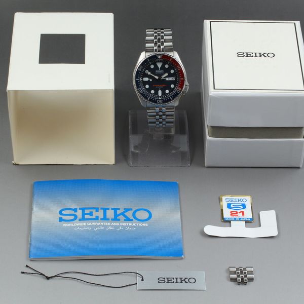 2018 Year Made in JAPAN Model SEIKO 7S26-0020 SKX009J Pepsi Men Watch ...