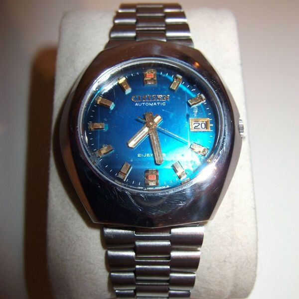 Vintage Herren Armbanduhr Citizen Automatic Facettenglas cal. 6000 (21 Jewels) | WatchCharts
