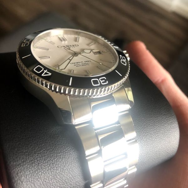 [WTS] Christopher Ward Trident - White Dial, Old Logo, 43mm ...