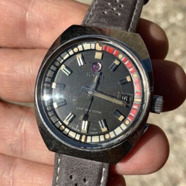 Vintage Rado Captain Cook Automatic Mens Watch Swiss Made 36mm ...