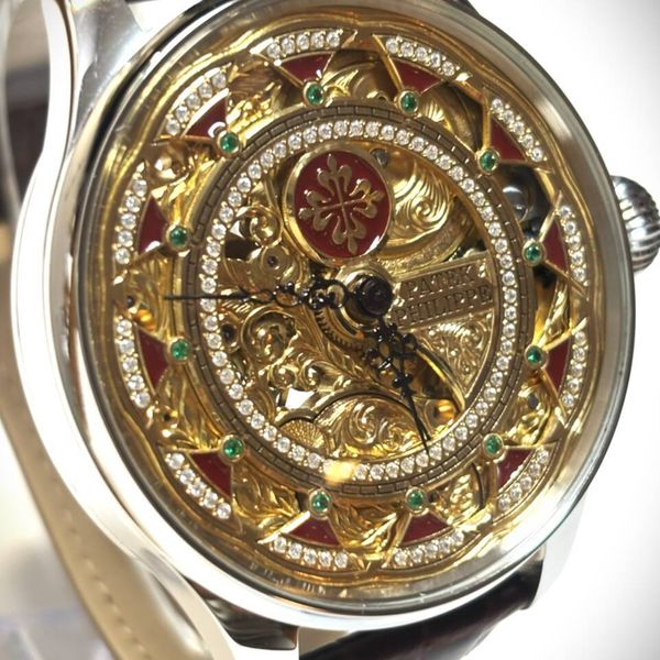 PATEK PHILIPPE Marriage Watch 1906 Antique OH Skeleton Wristwatch 48mm ...