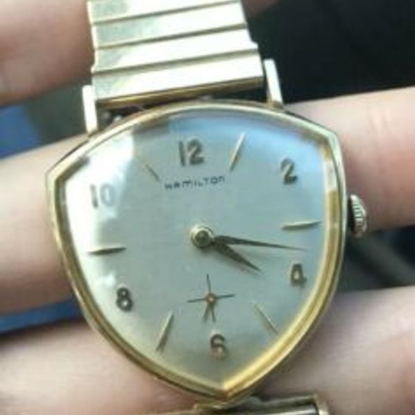 Hamilton Thor Vintage Wristwatch 10k Gold Filled Original Box And Band ...