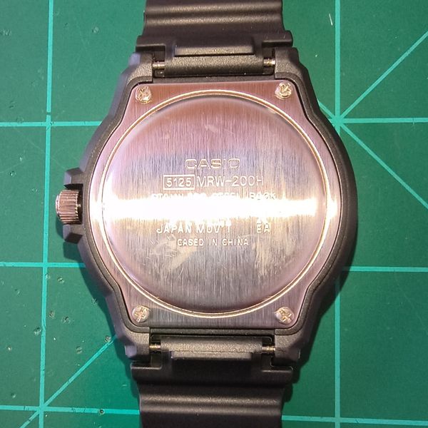 Casio MRW-200H Men's Black Watch - MRW200H1BV Still On Original Case ...