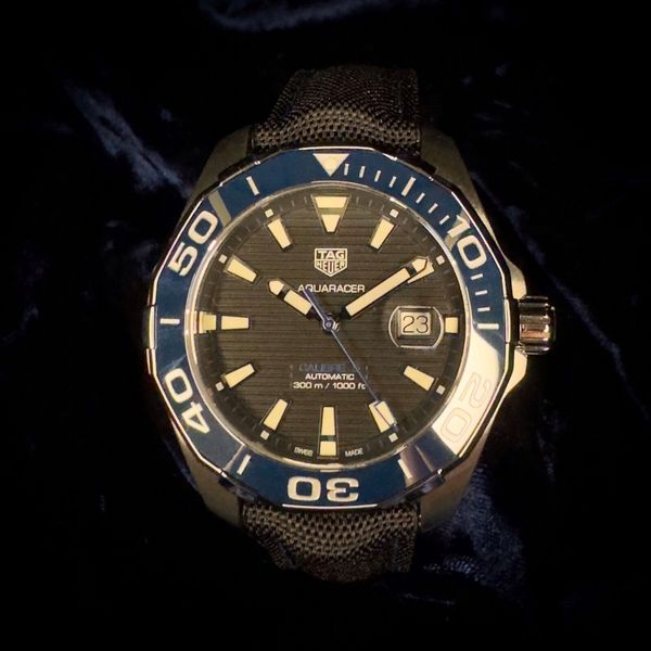TAG Heuer Aquaracer 43mm Automatic Calibre 5 WAY201C.FC6395 Blue ...