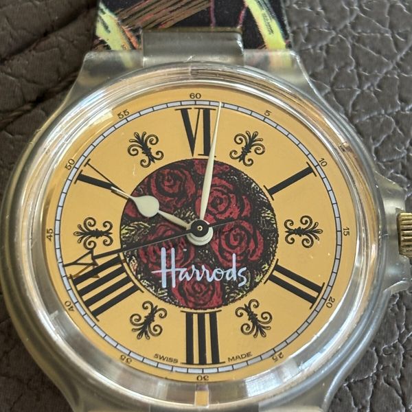 Harrods watch made by Swatch analog quartz New battery | WatchCharts ...