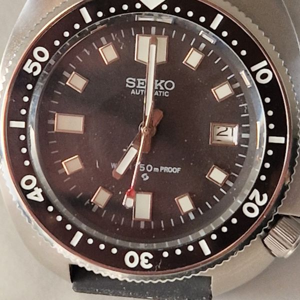 Seiko automatic divers watch. Modded Willard 6105 turtle case Mod ...