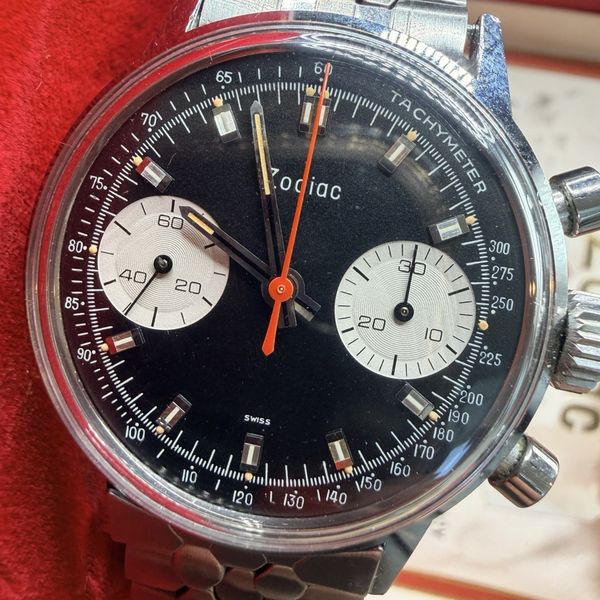 Vintage Zodiac Chronograph 4561 watch Valjoux 7733 | WatchCharts ...